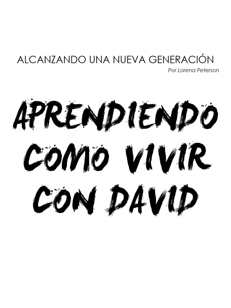 Aprendiendo Vivir Como David | PDF | Saulo | David