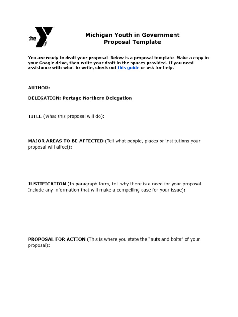 NIF Proposal Template | PDF
