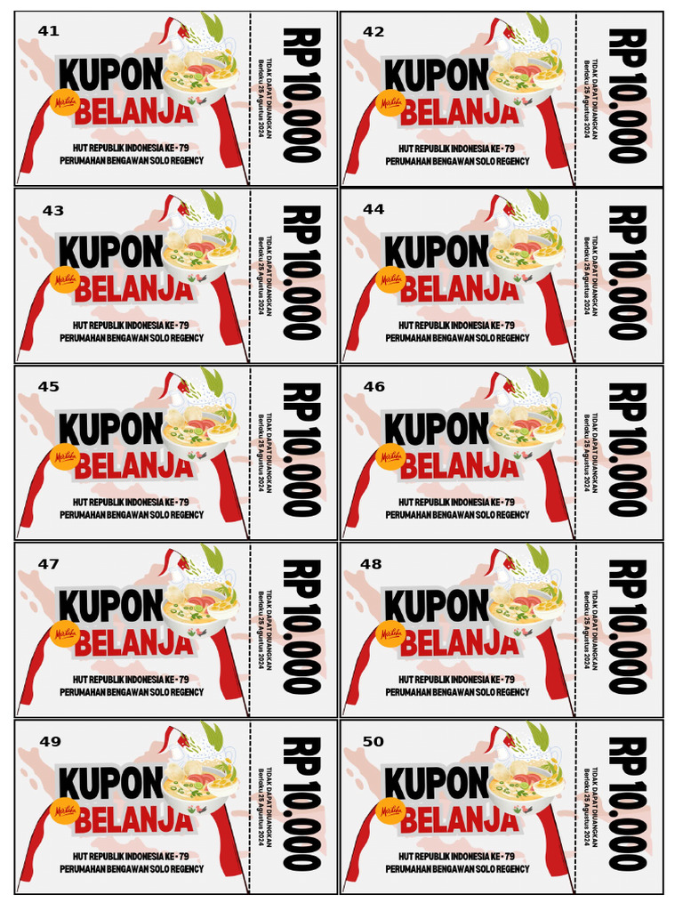 Kupon Belanja | PDF