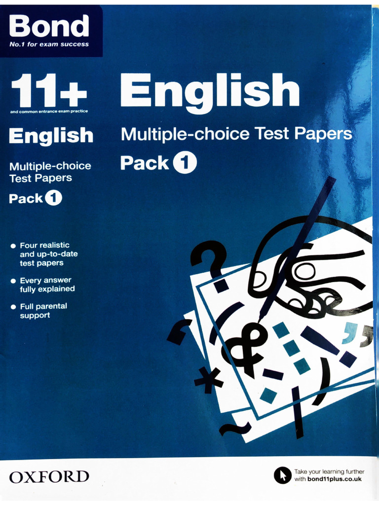 11+ English Multiple - Choice Test Papers 1 (OCR) | PDF