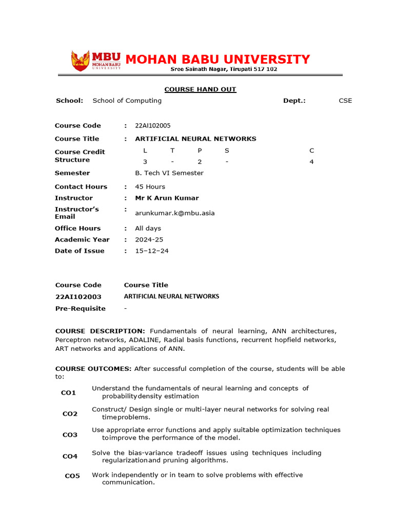Kak Anncho | PDF | Artificial Neural Network | Least Squares
