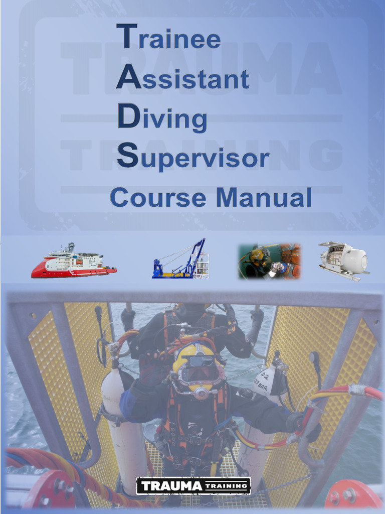 Diving Supervisor Training Guide | PDF | Pressure | Underwater Diving