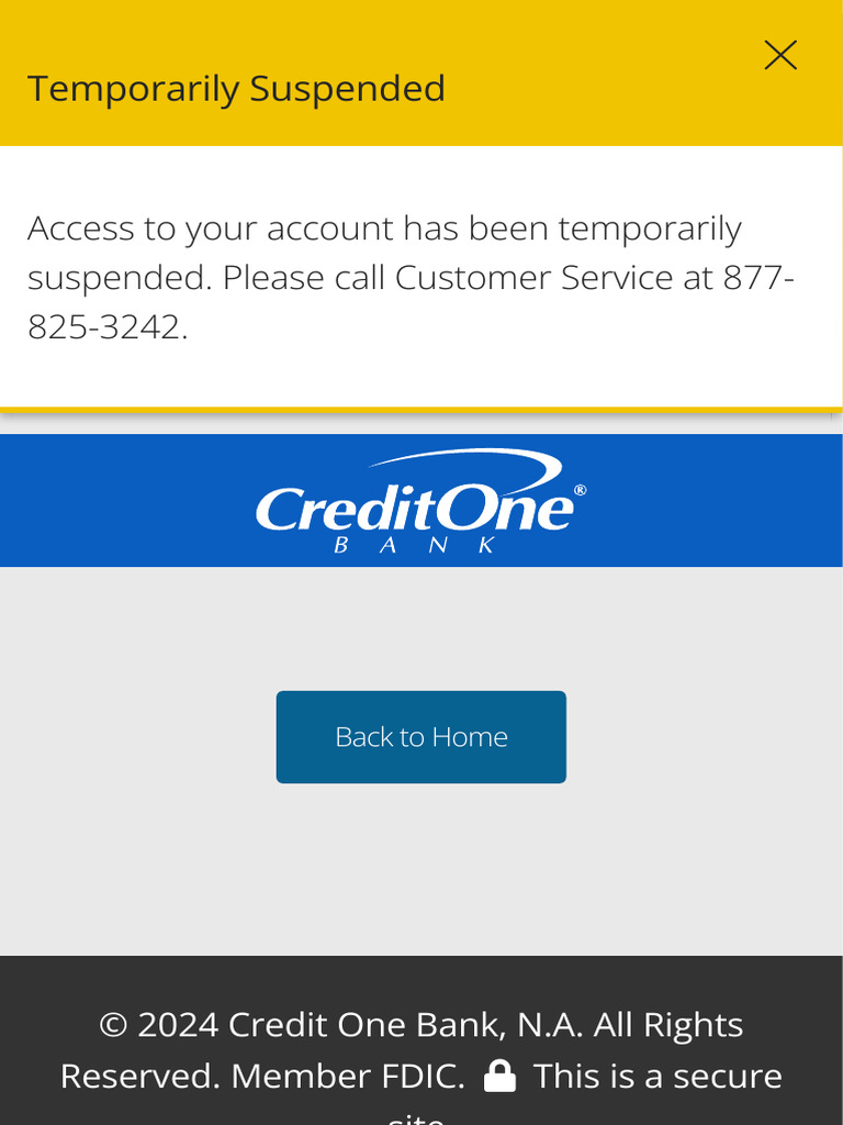Account Access Suspended | PDF