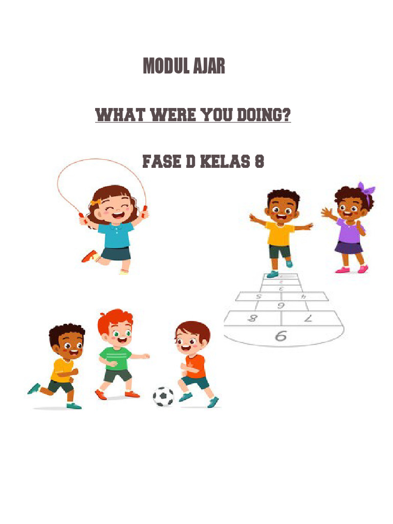 MODUL AJAR-Past Continuous | PDF