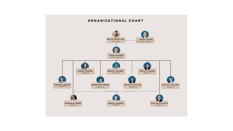 Faculty and Staff Organizational Chart | PDF