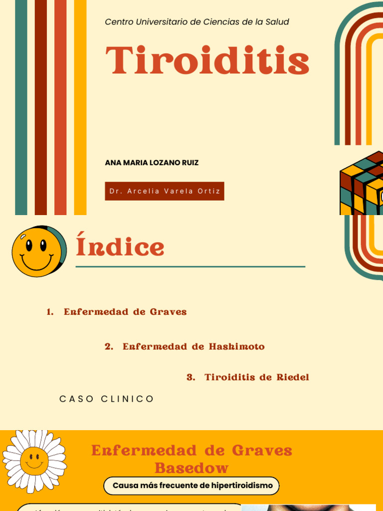 Tiroiditis de Hashimoto, Graves y Riedel | PDF | Tiroides | Hipotiroidismo