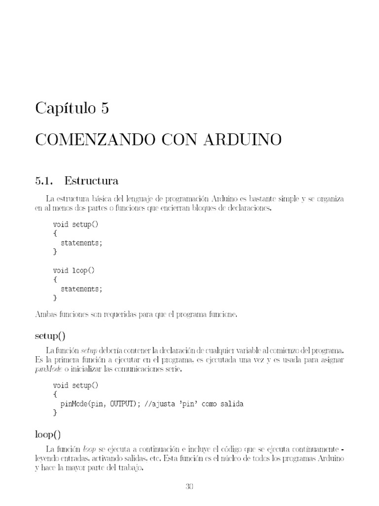 Instrucciones Arduino | PDF