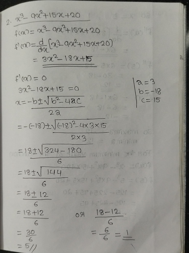 Integrated Calculus Part 1 | PDF