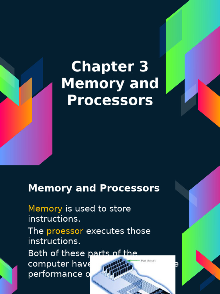 Memory Types and Processor Functions | PDF | Computer Data Storage | Read Only Memory