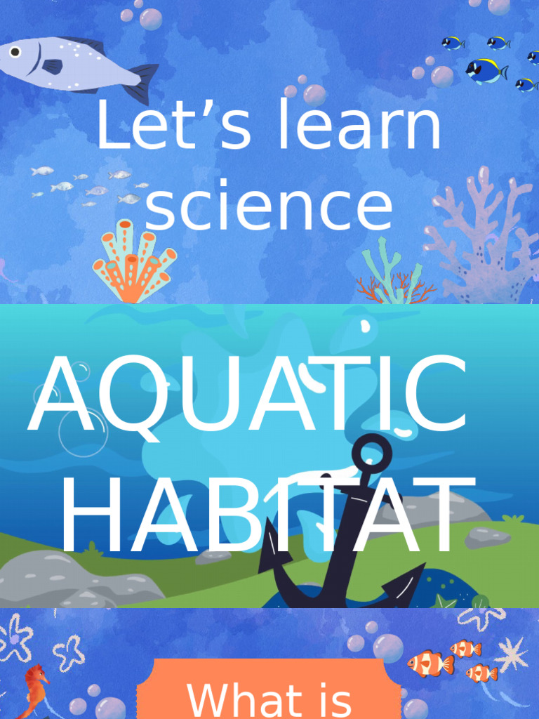 Overview of Aquatic Habitats | PDF