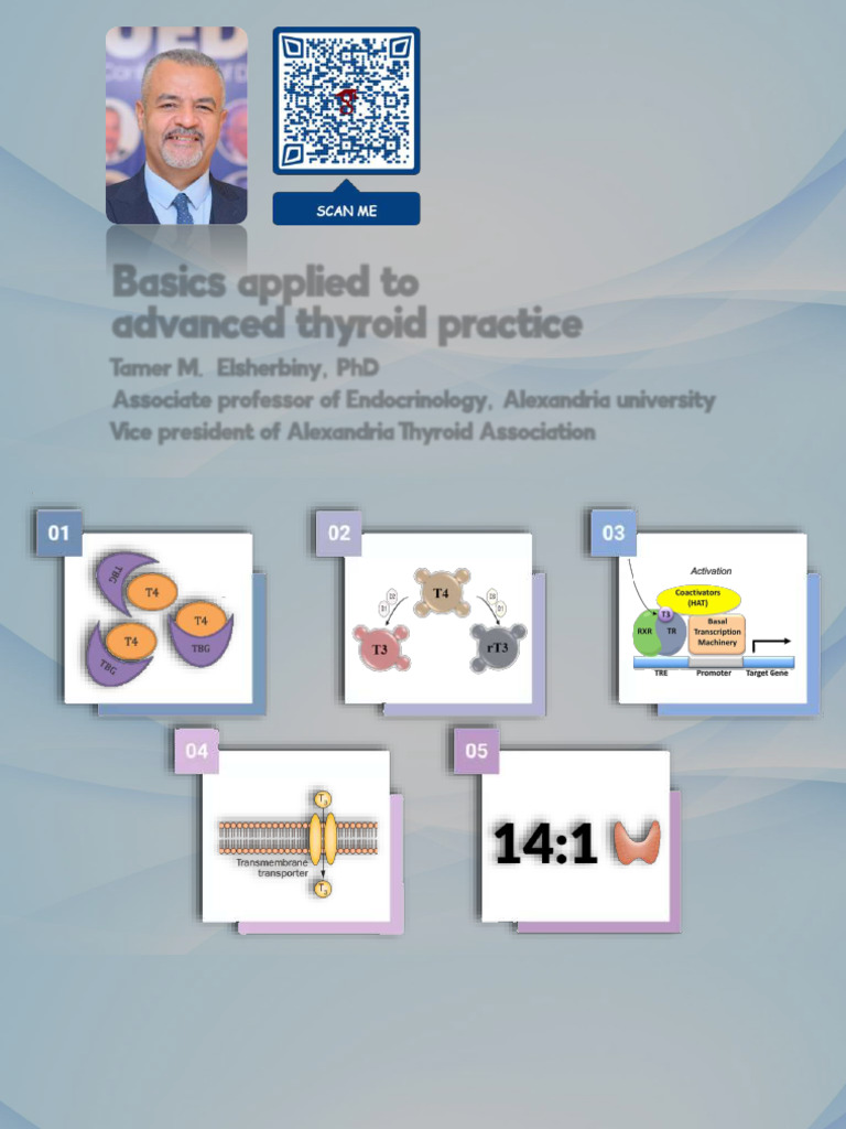 02 Basics Applied to Advanced Thyroid Practice - Tamer Elsherbiny (1) | PDF | Hypothyroidism ...