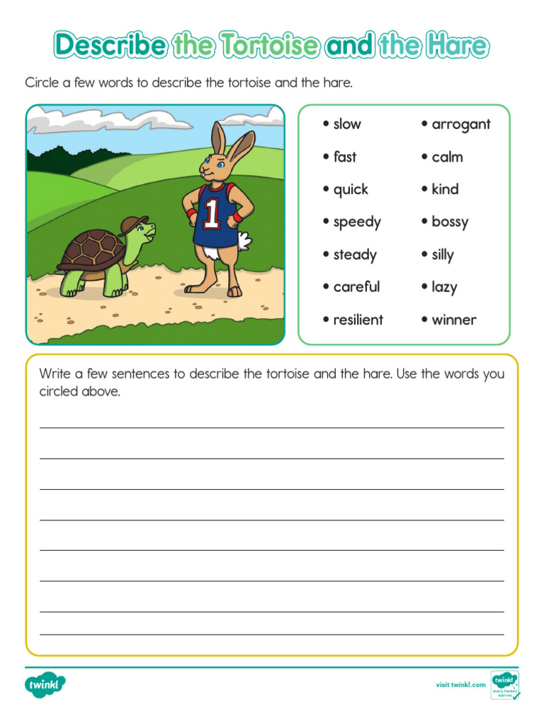 Tortoise and Hare Character Traits | PDF