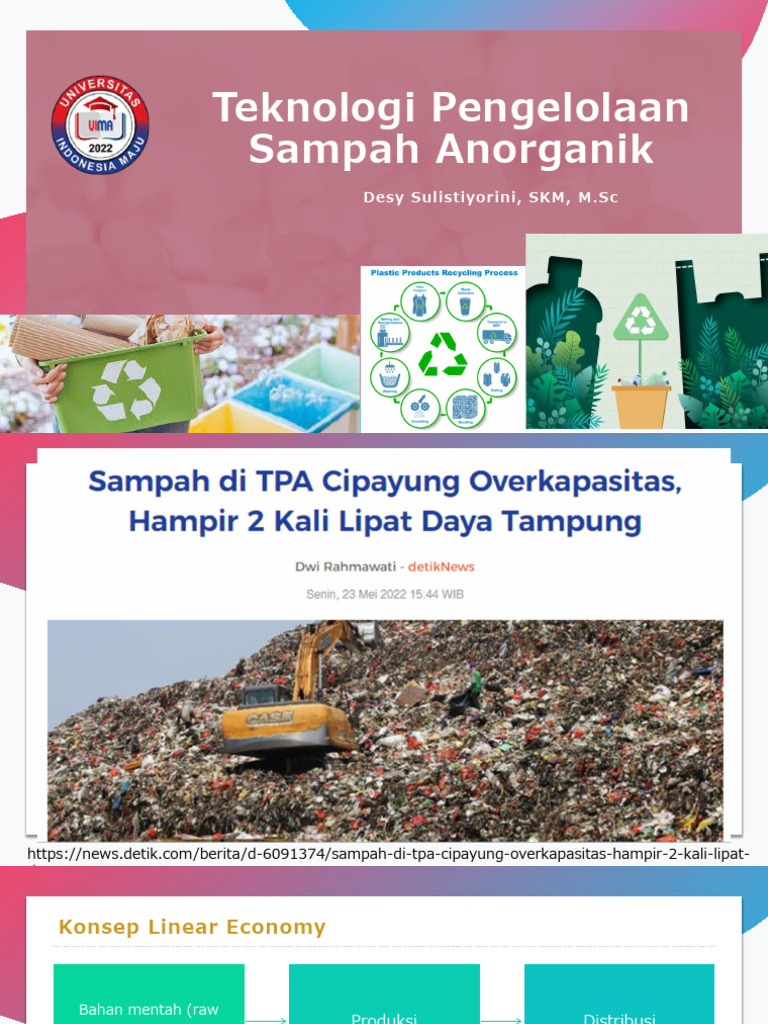 Teknologi Pengelolaan Sampah Anorganik | PDF