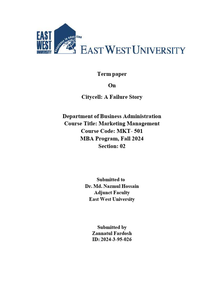 MKT Trem Paper | PDF | Information And Communications Technology ...