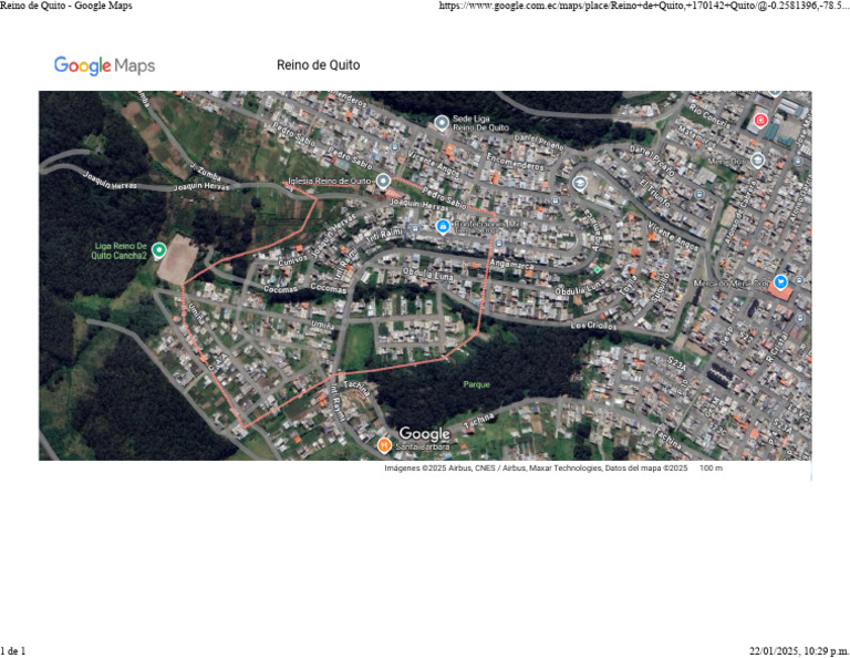 Reino de Quito - Google Maps | PDF