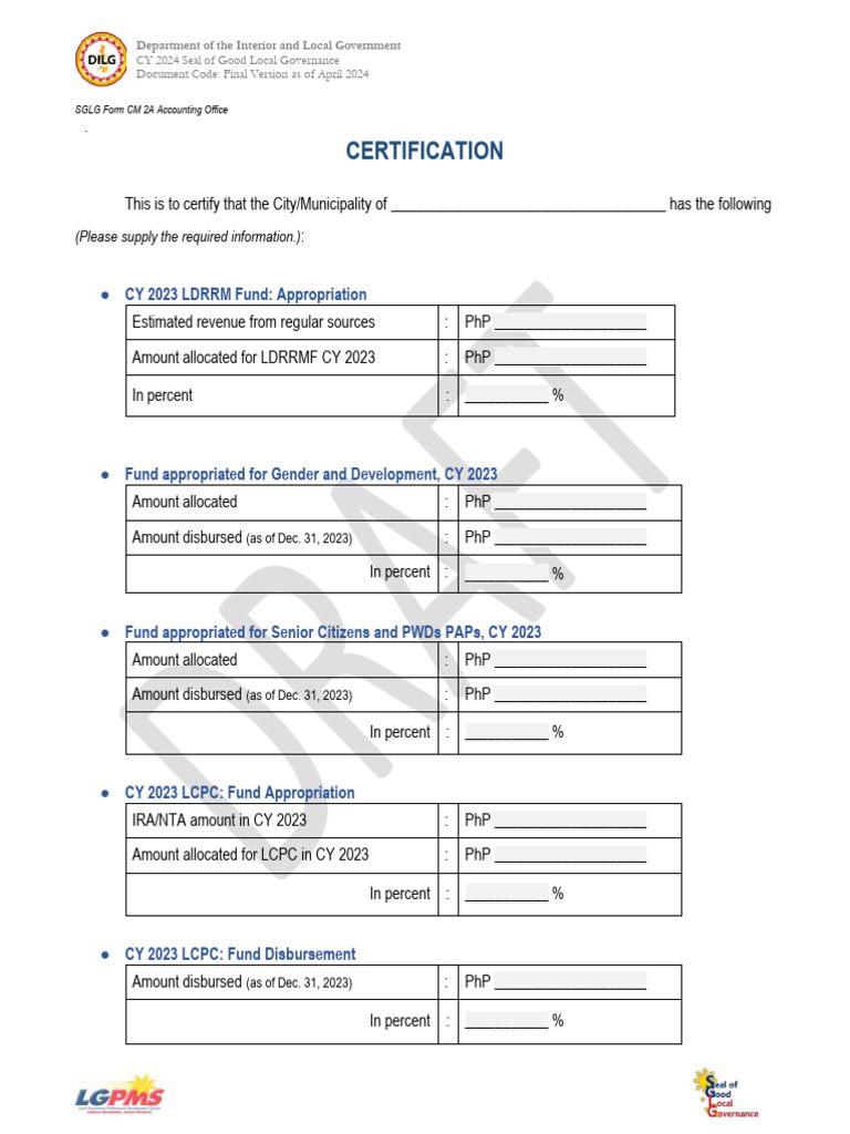 Form 2A 2N CM Certifications As of May 03 2024 | PDF | Stairs