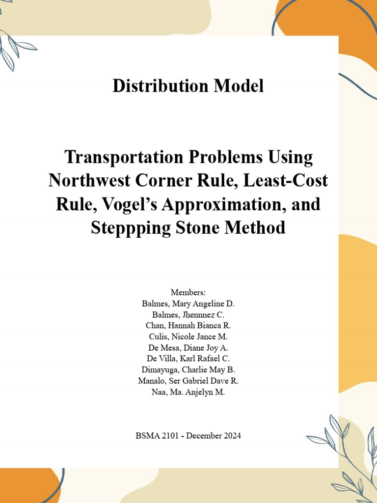 Distribution mod | PDF | Demand