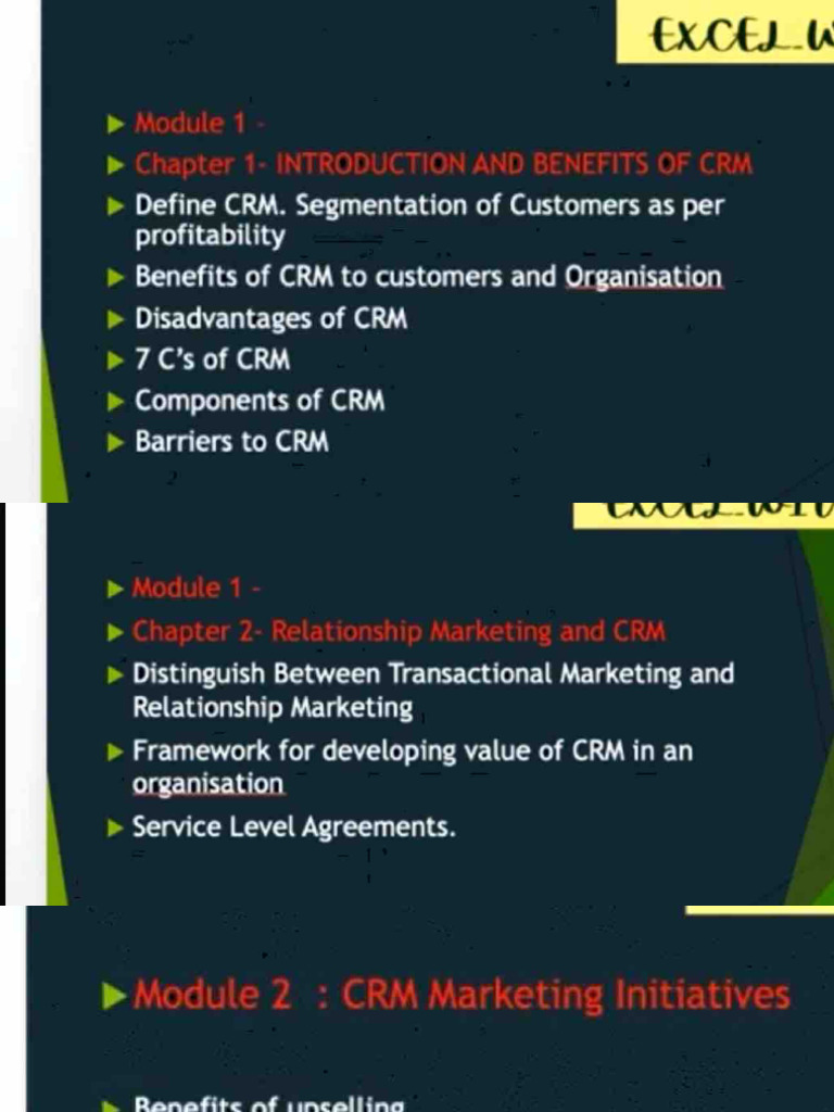CRM | PDF