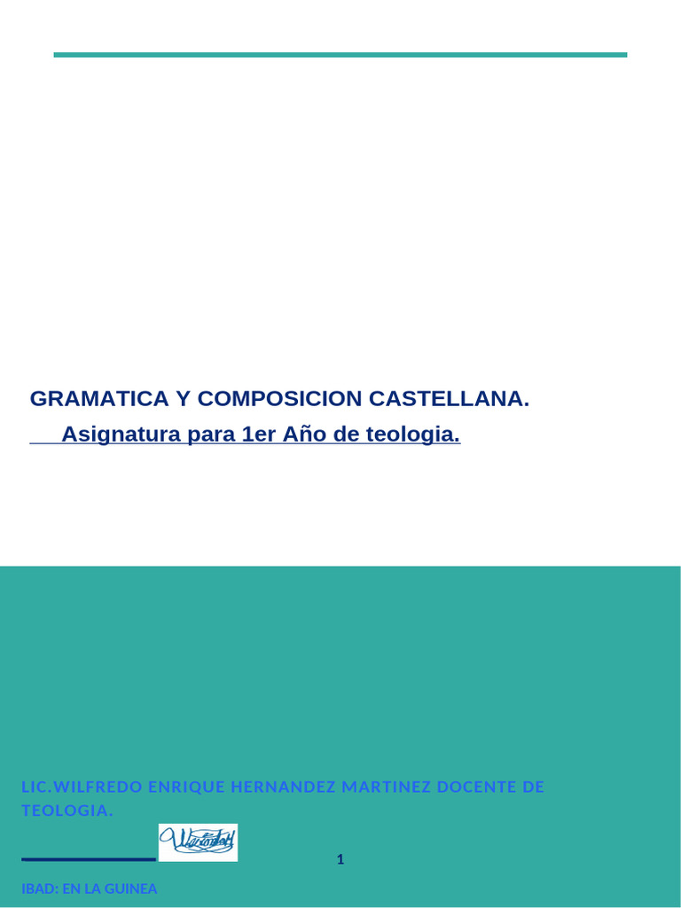 Gramática y Composición Castellana | PDF | Alfabeto | Vocal