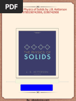 Solid State Physics 6th Edition by So Pillai 1906574103 PDF | PDF ...