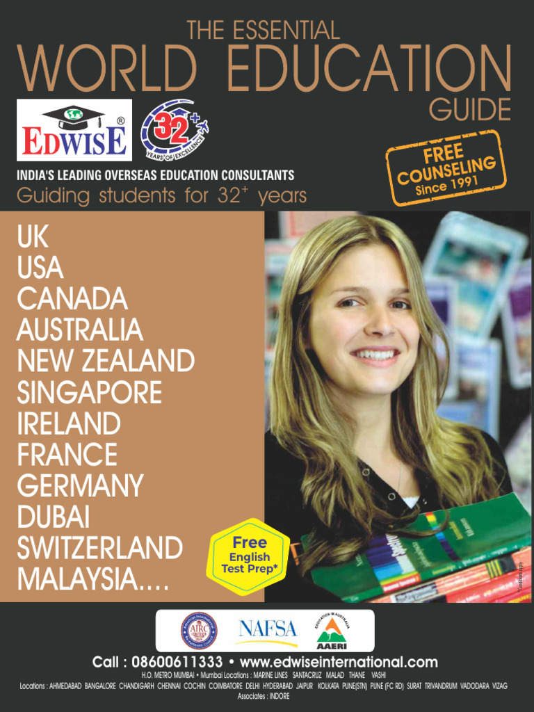 Edwise: Premier Overseas Education Guide | PDF | International Student | Academic Term