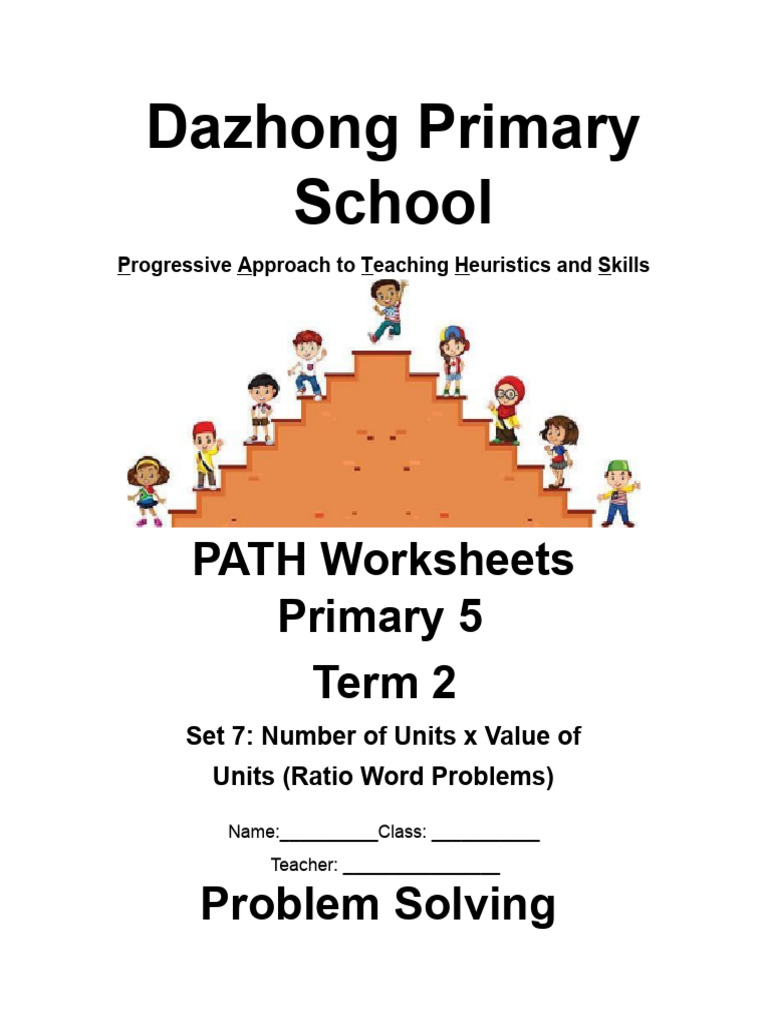 P5 PATHS - Set 7 Ratio (Number of Units X Value of Units) | PDF | Cakes ...