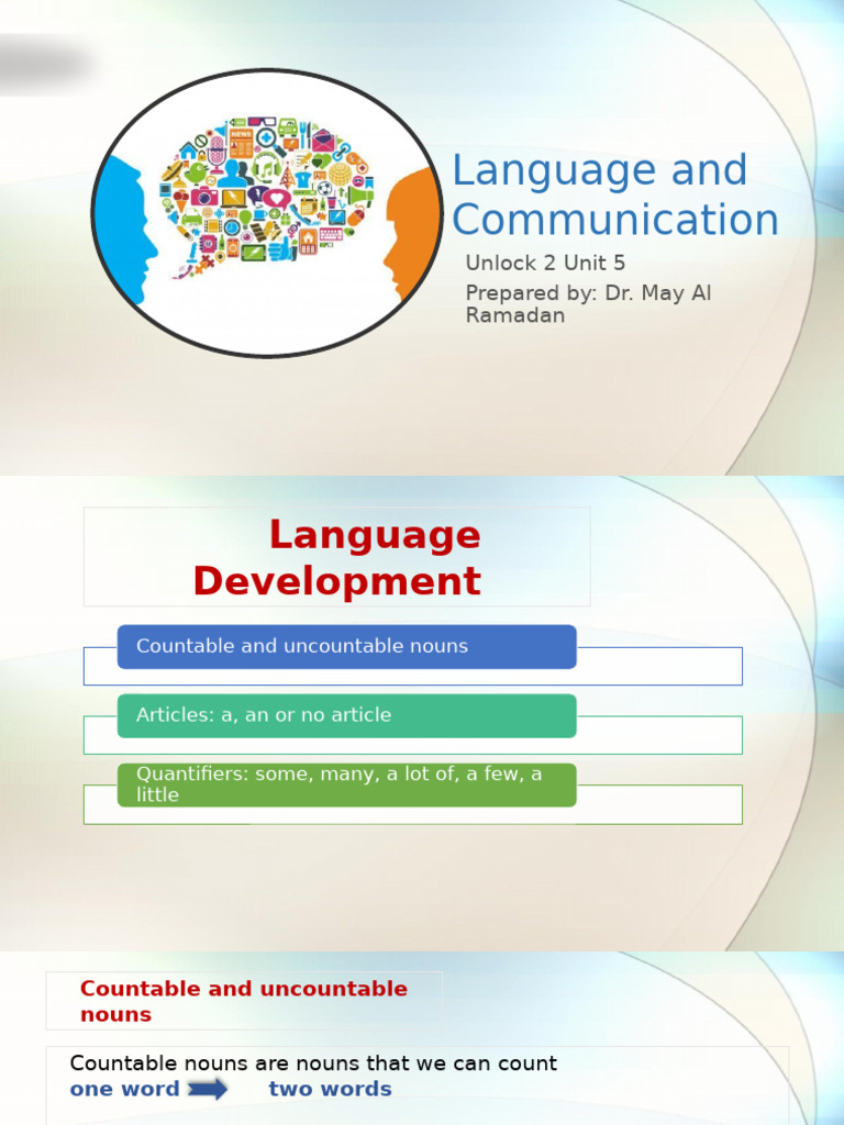Chapter 5: Language and Communication | PDF | Noun | Syntactic ...