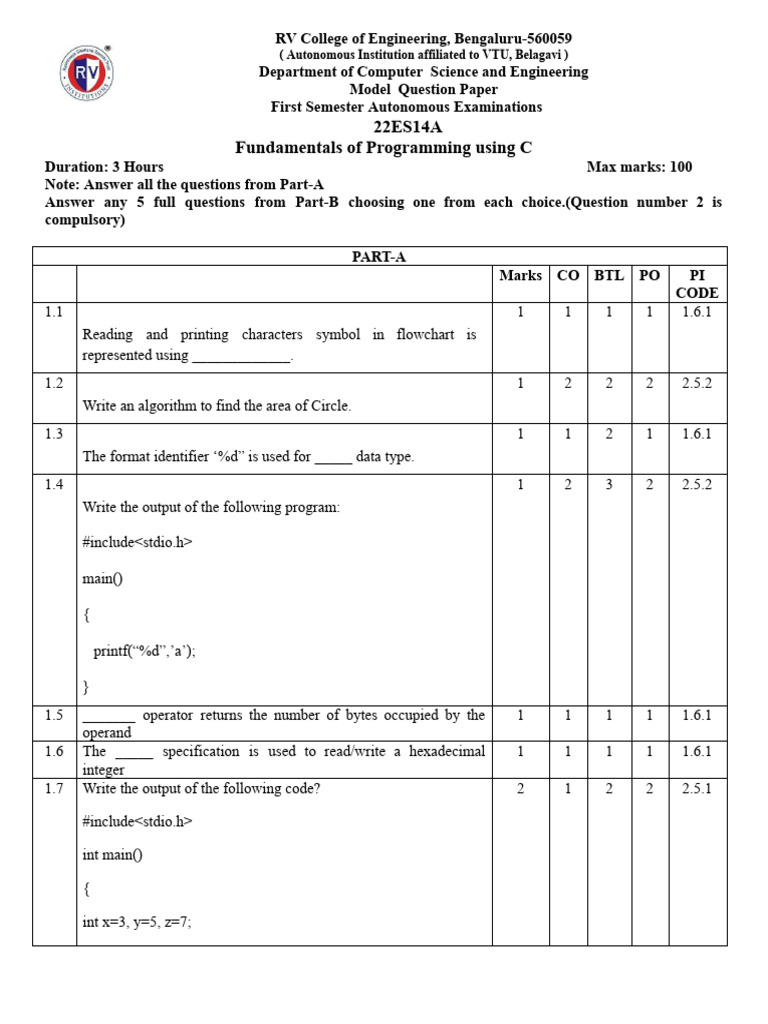 Model_paper_1_dean_Format_Final.docx - Google Docs | PDF | Pointer ...