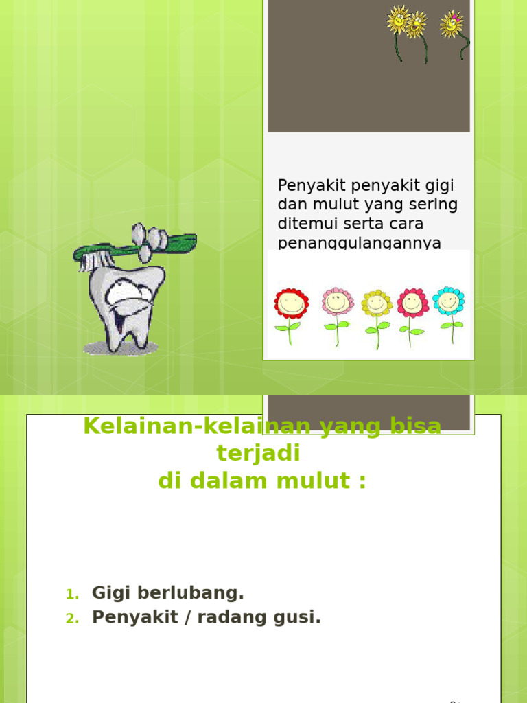 Penyakit Gigi Dan Mulut Dan Cara Penanggulangannya | PDF