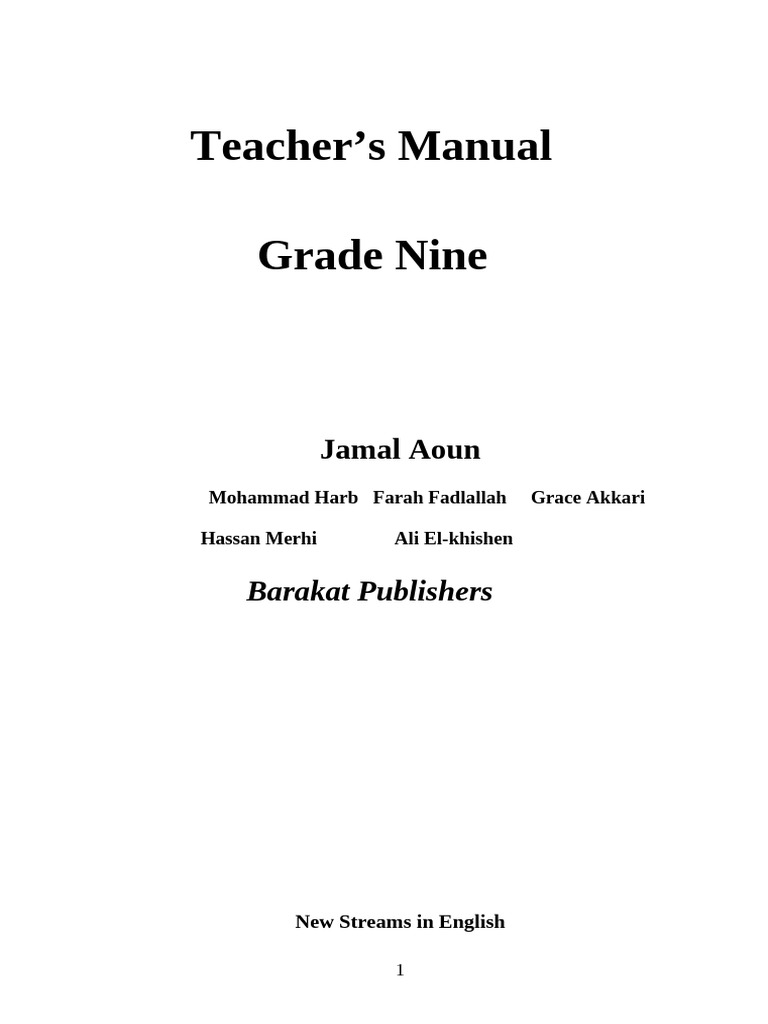 New Streams Grade 9 Final Key | PDF | Superstitions | Reading Comprehension