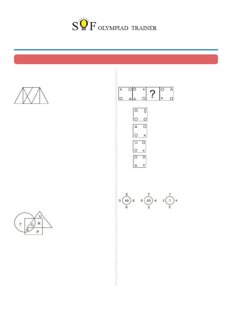 IMO Level-1 Mock Test 2 Class 7 - Answer | PDF | Mathematics