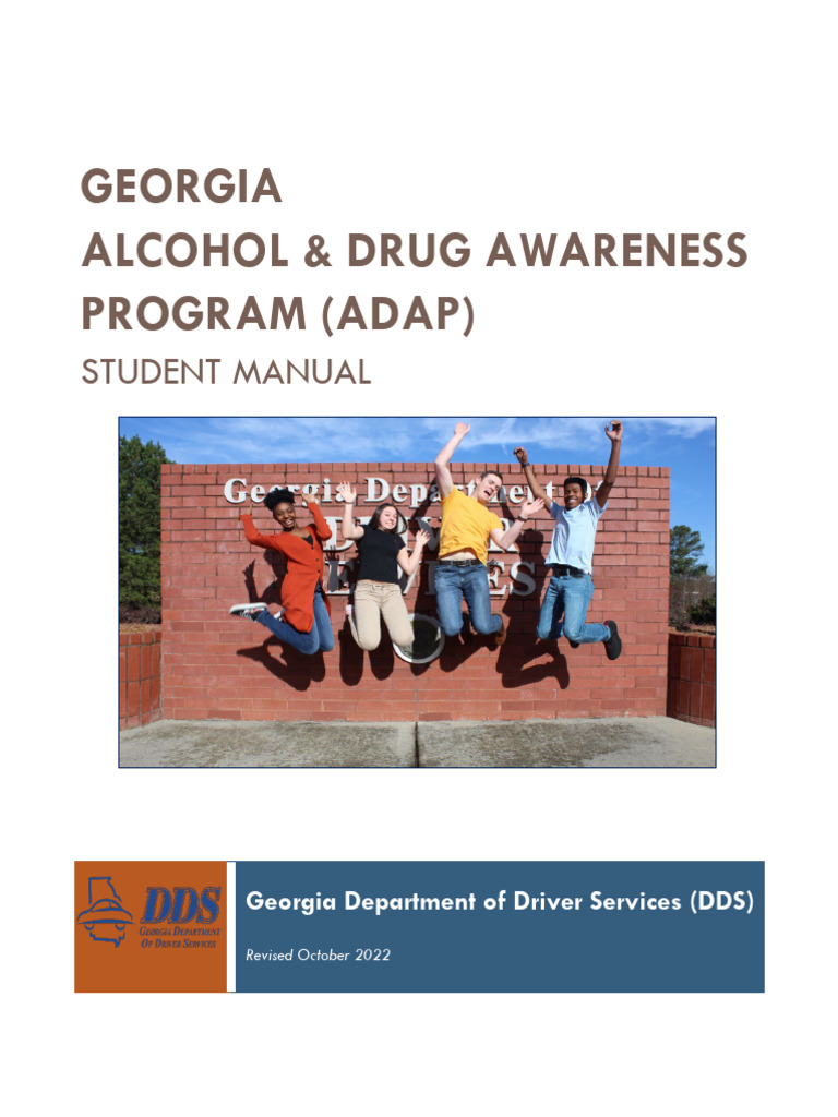 Georgia ADAP Student Manual | PDF | Cannabis (Drug) | Traffic Collision