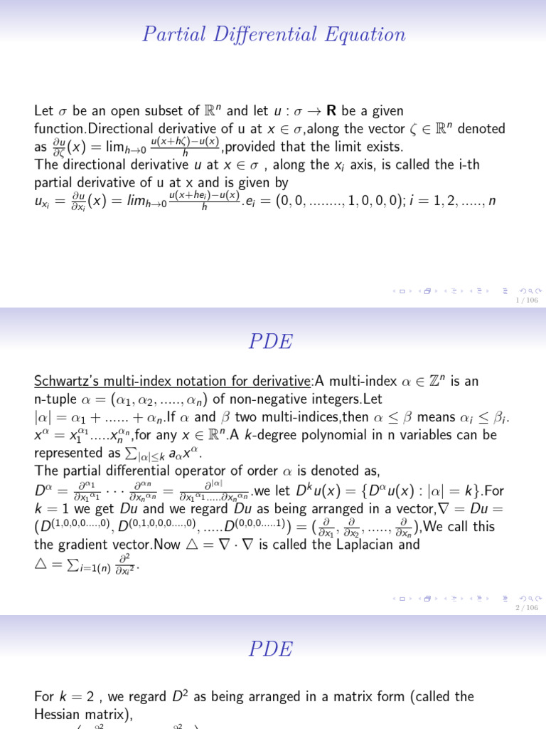General Partial differential equation | PDF | Partial Differential Equation | Differential Calculus