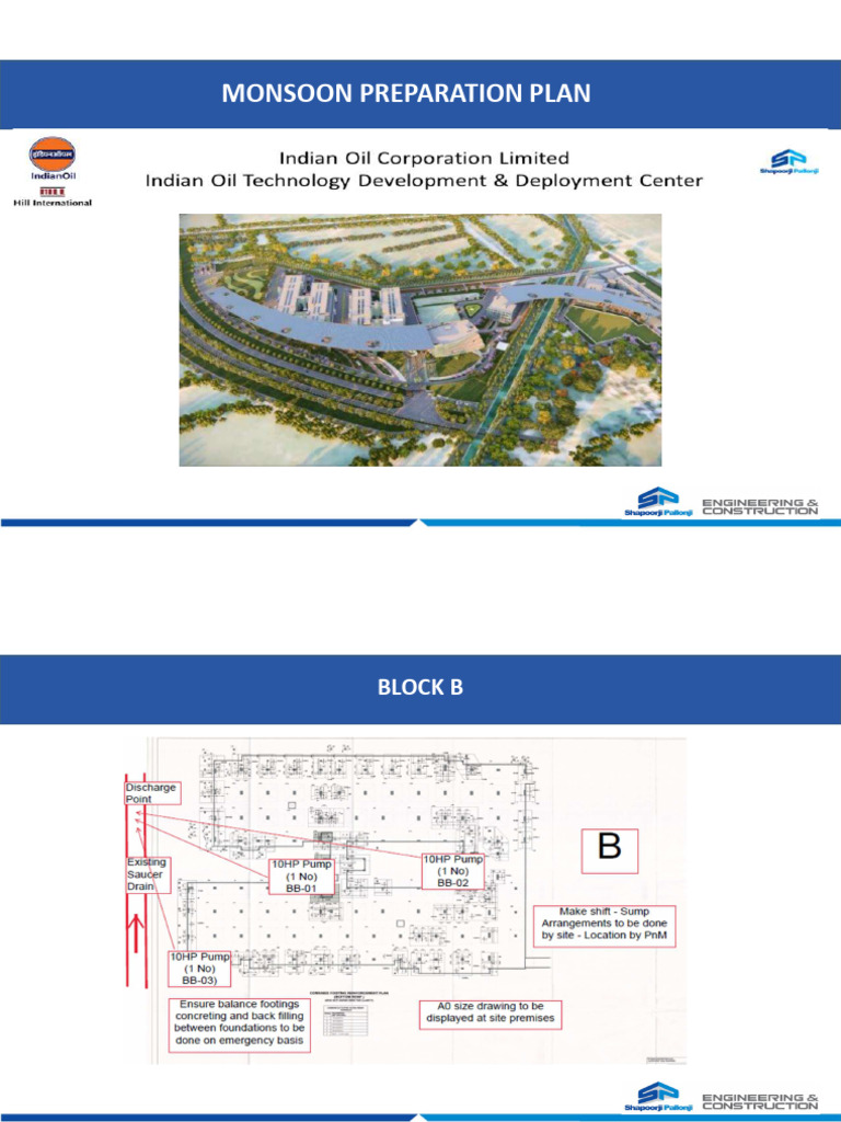 Monsoon Plan - Pumps Location | PDF