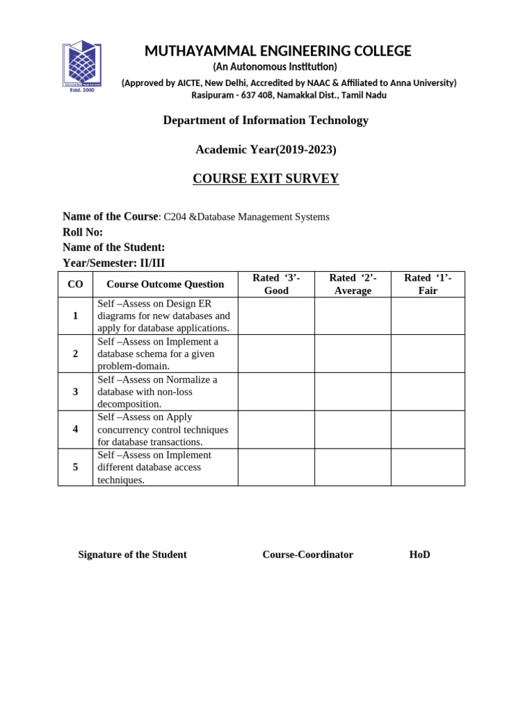 NEW Dbms (19-23) 3rd Sem | PDF