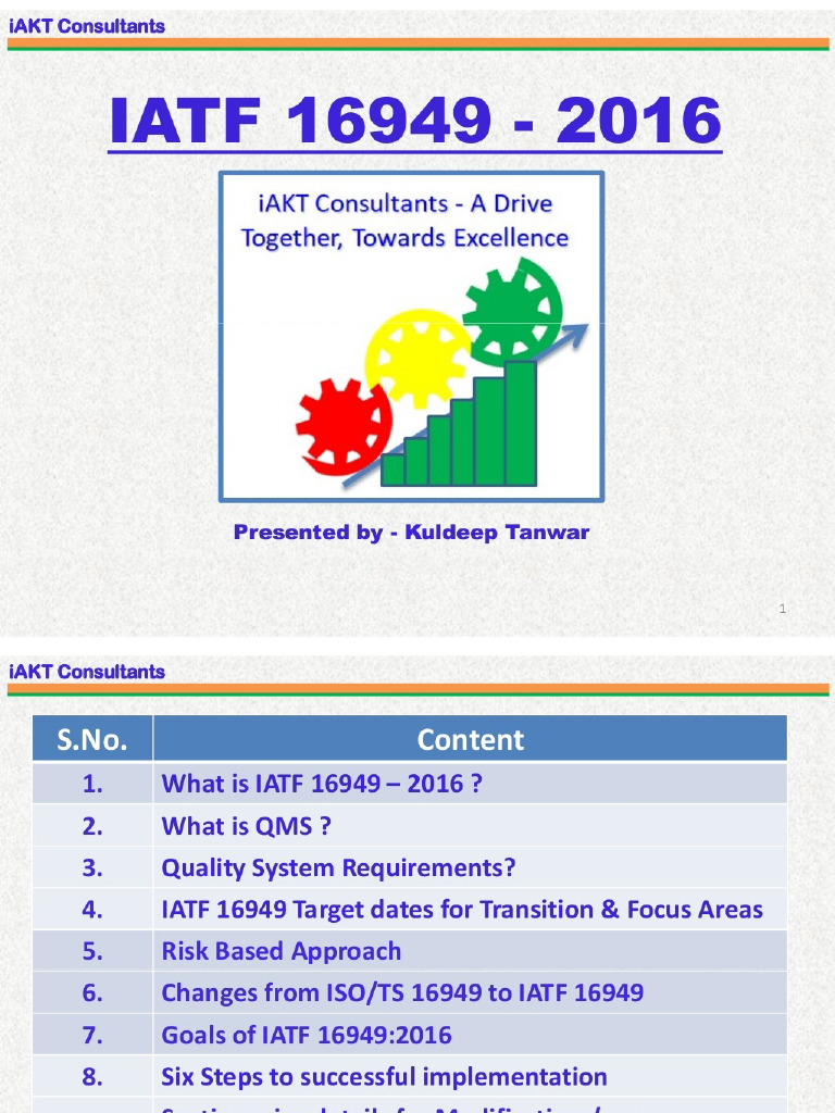 Iatf 16949 | PDF