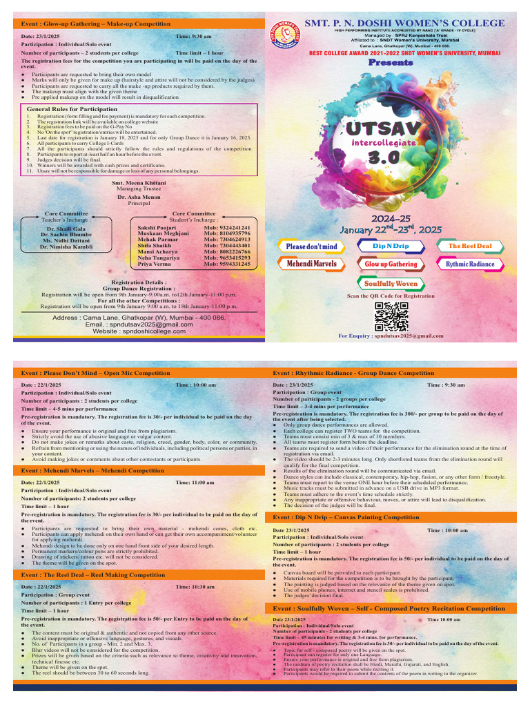 UTSAV - 2025 | PDF