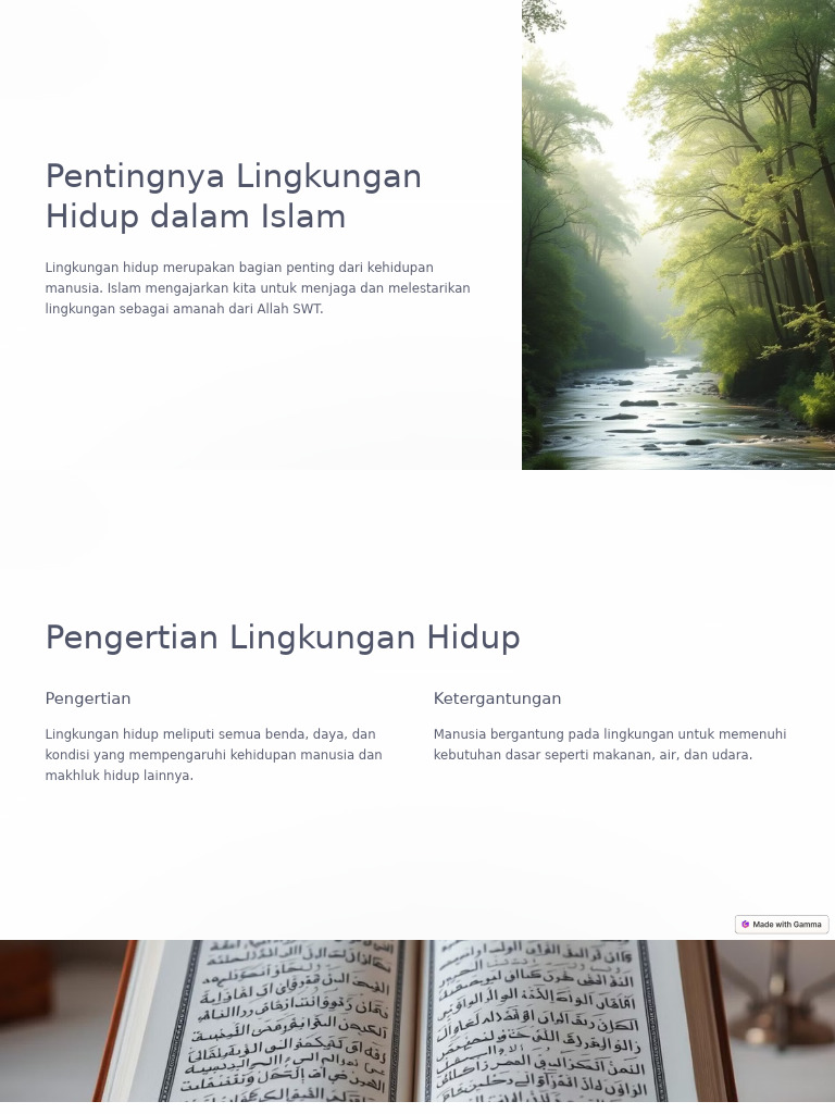 Pelestarian Lingkungan Dalam Islam Pdf