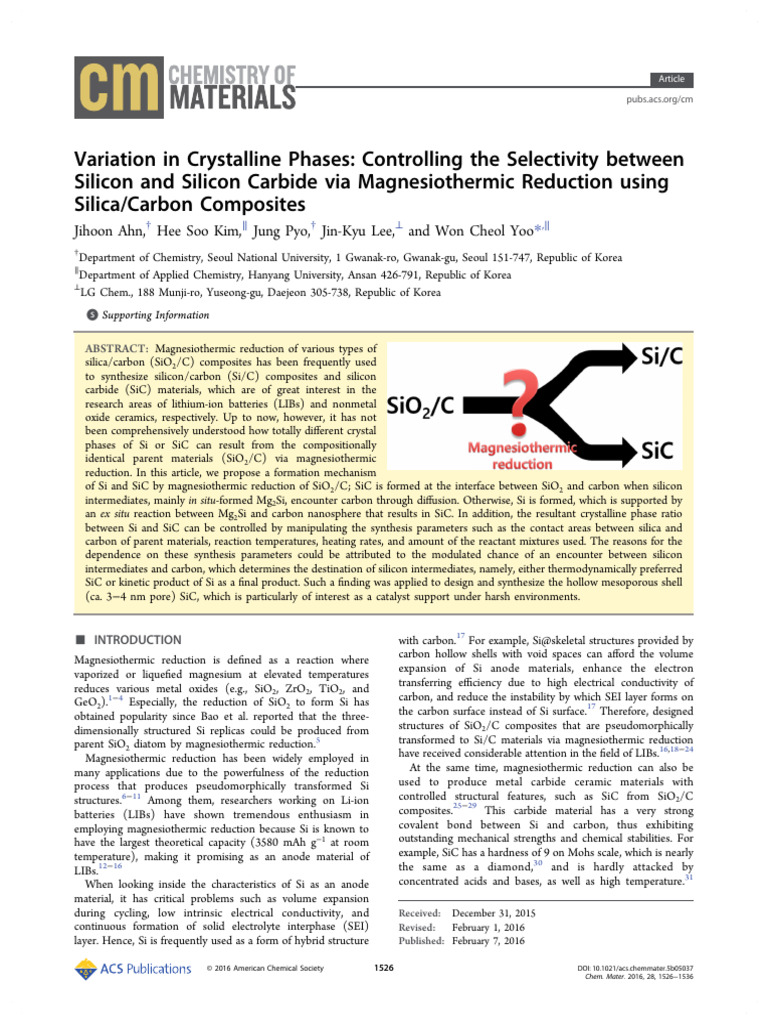 ahn2016 | PDF | Silicon | Silicon Dioxide