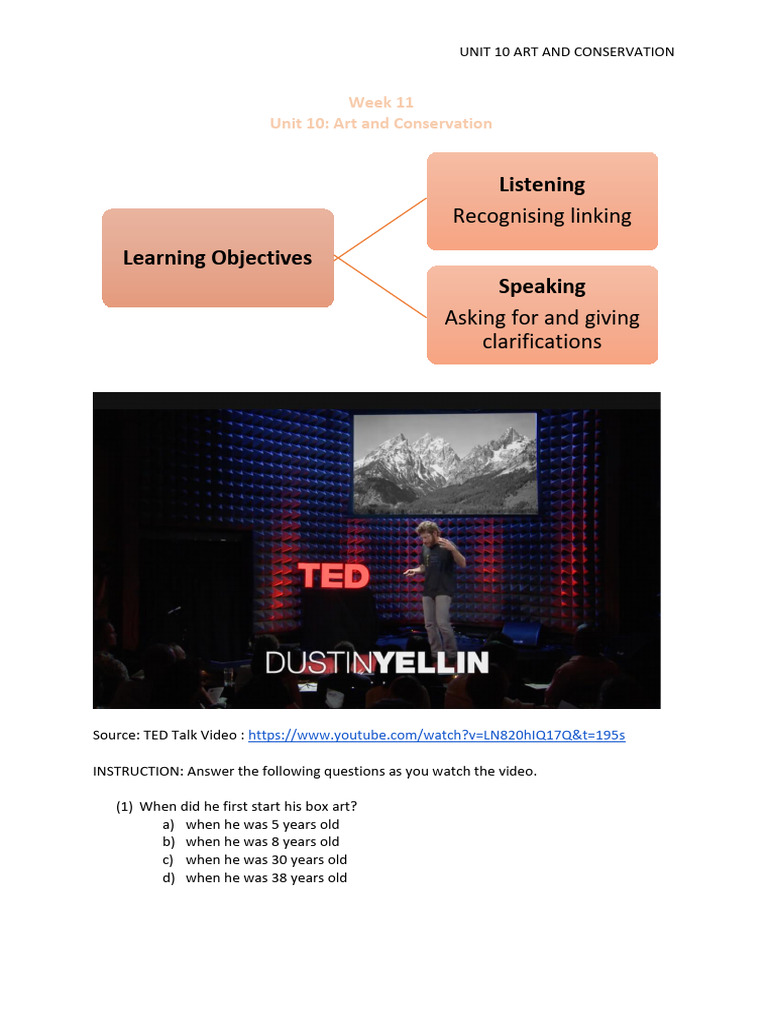 Week 11 Listening Activity | PDF