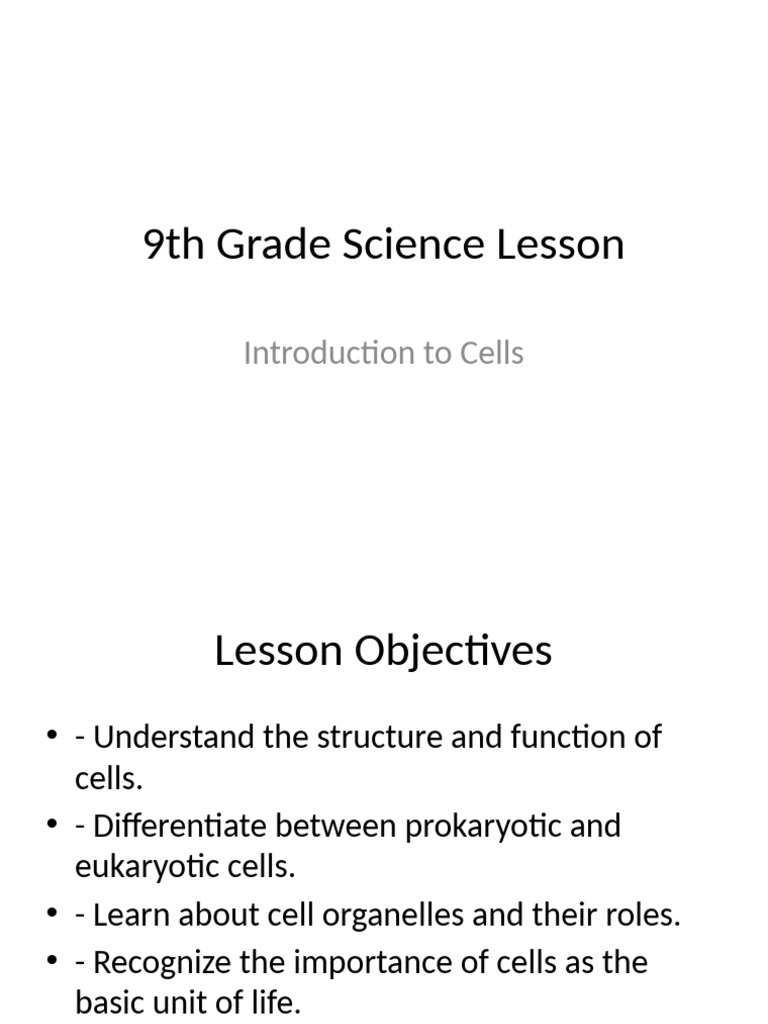 9th_grade_science_lesson_presentation | PDF