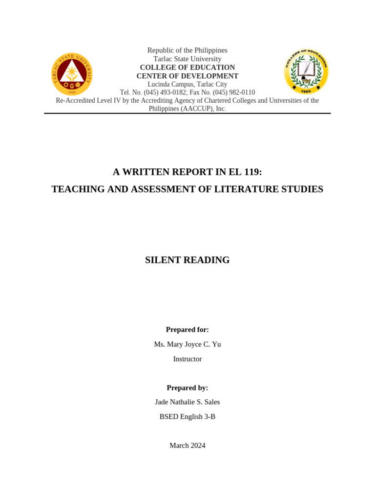 LESSON PLAN Silent Reading | PDF | Speed Reading | Reading Comprehension