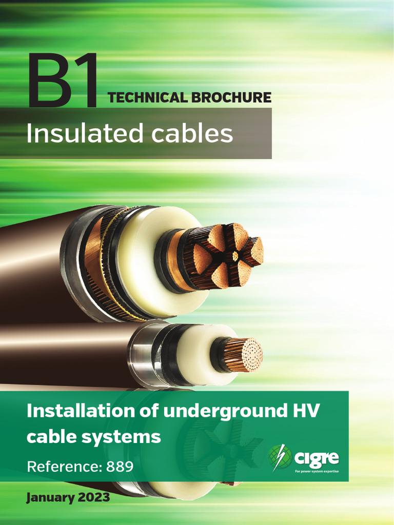 Cable installation guide - Cigre | PDF | Electricity