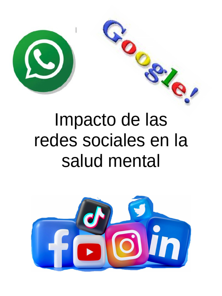 Impacto de las redes sociales en la salud mental_042148 | PDF ...