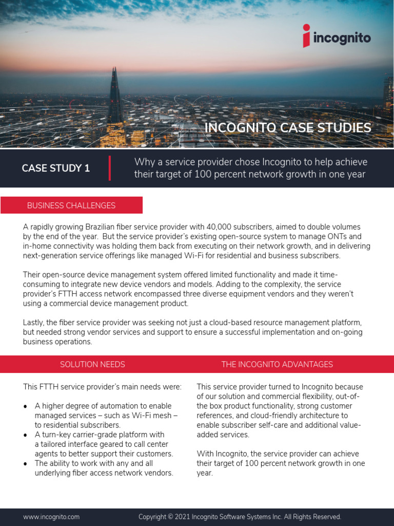 DXActivate Case Study | PDF | Fiber To The X | Subscription Business Model