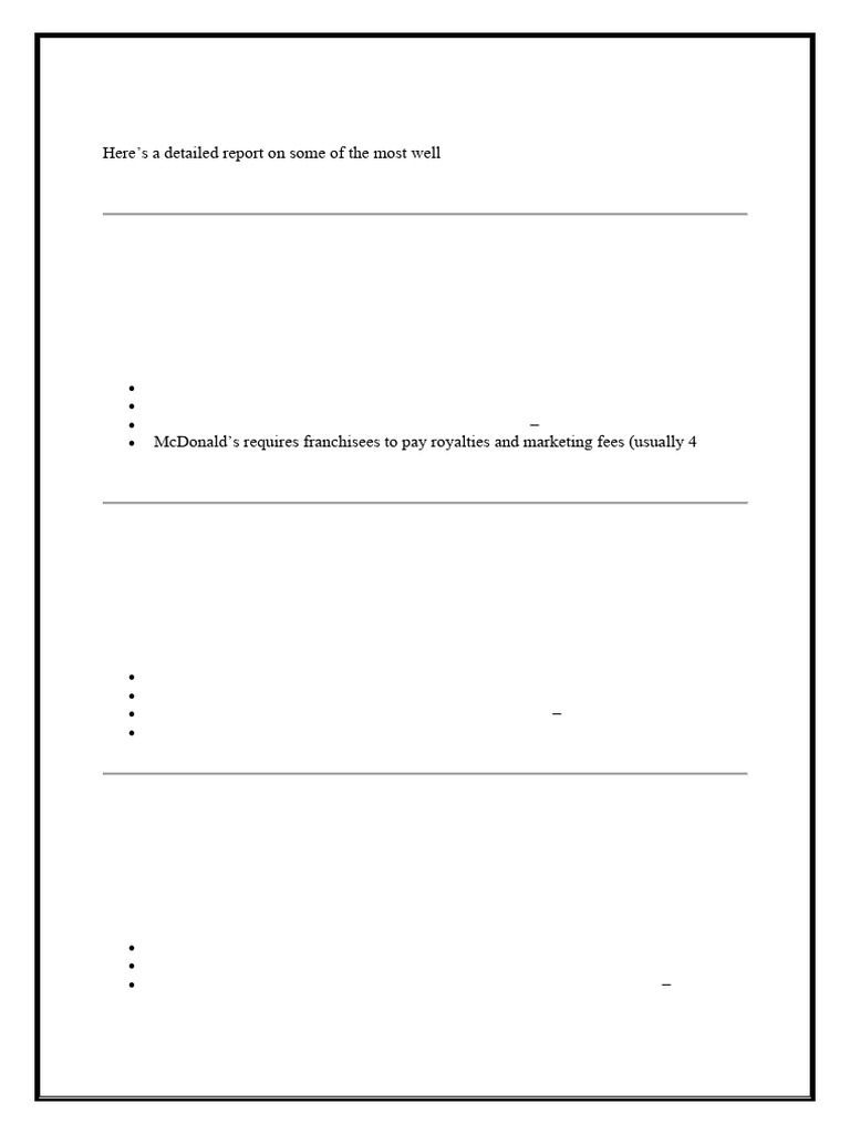 Different Franchise System | PDF | Franchising | Business