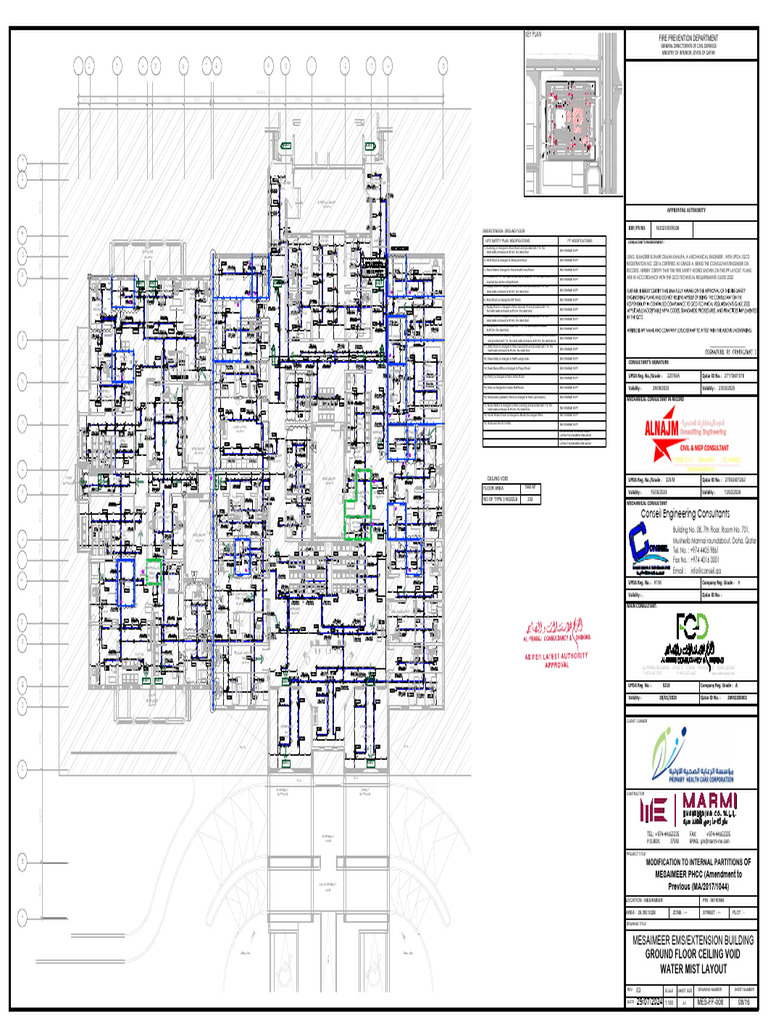 Mesaimeer PHCC Emergency Layout Plan | PDF | Emergency Services ...