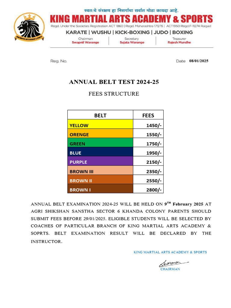 CIRCULAR BELT EXAM 2025 (1) | PDF