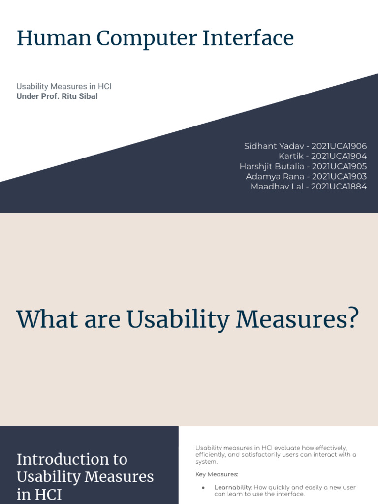 2021UCA1904_HCI_ASSIGNMENT | PDF | Usability | Human–Computer Interaction