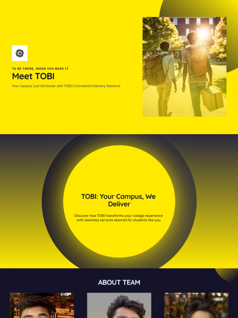 TOBI Pitch Deck | PDF